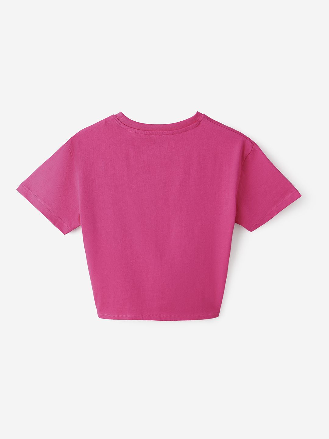Buy Solids: Hot Pink Girls T-shirts Online