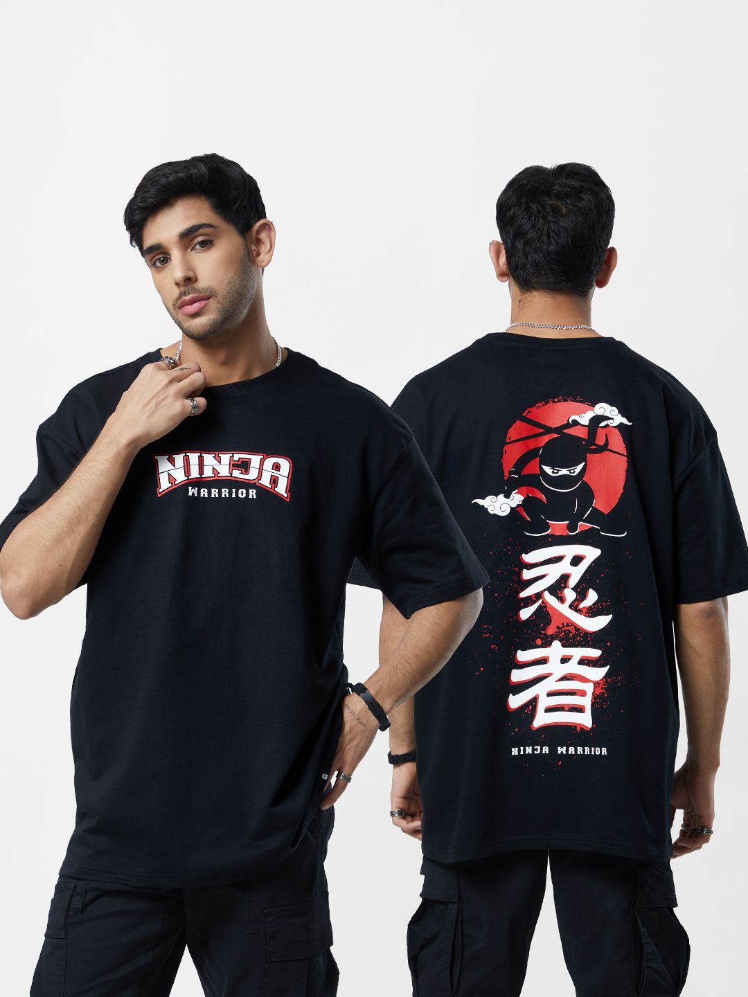Buy Ninja Warrior Oversized T-Shirts Online
