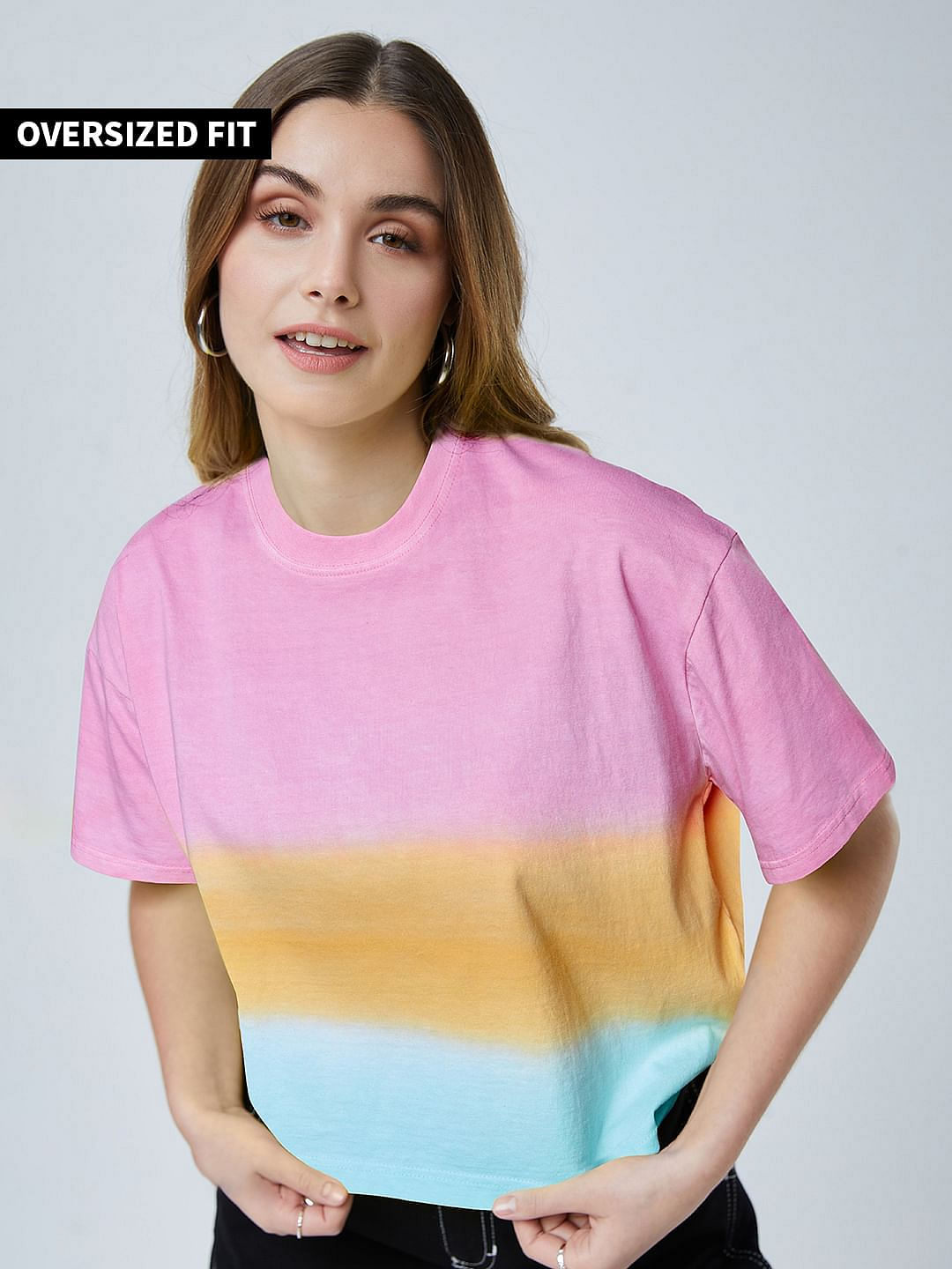 Buy Official Tie Dye Dawn Women Oversized T Shirt Online At The Souled