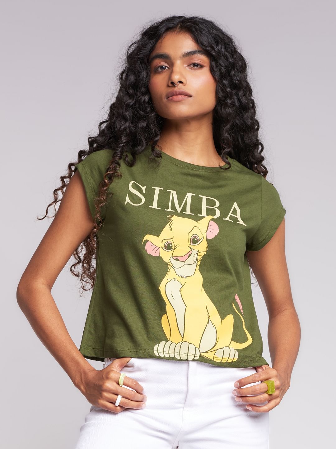 Buy The Lion King: Simba Women Capped T-Shirts