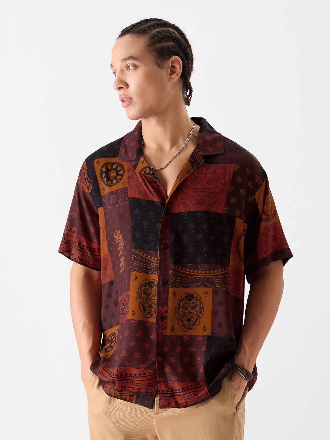 Buy Iron Man: Pattern Summer Shirts Online