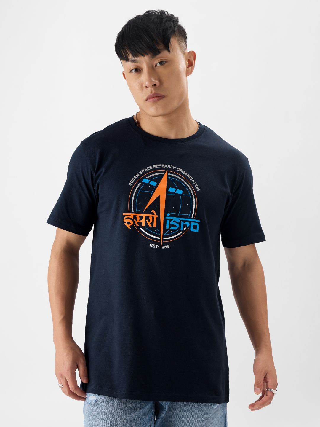 Buy ISRO: Logo Men T-Shirts Online