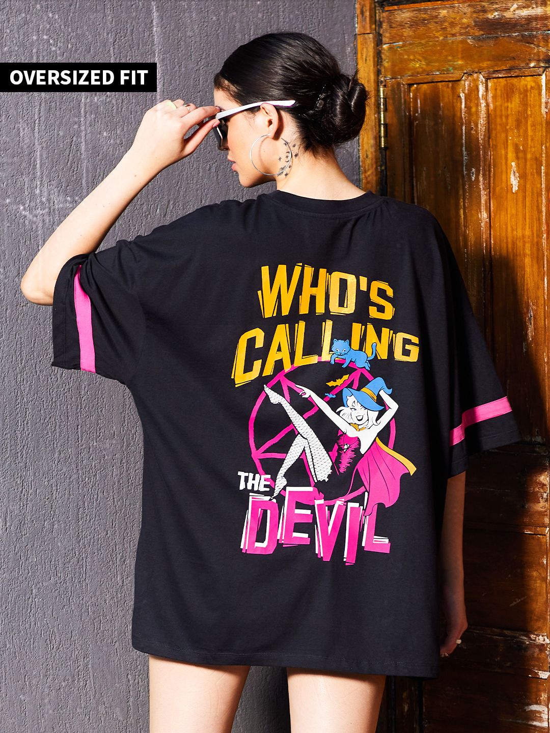 Buy Sabrina: Call The Devil Women Oversized T-Shirt Online