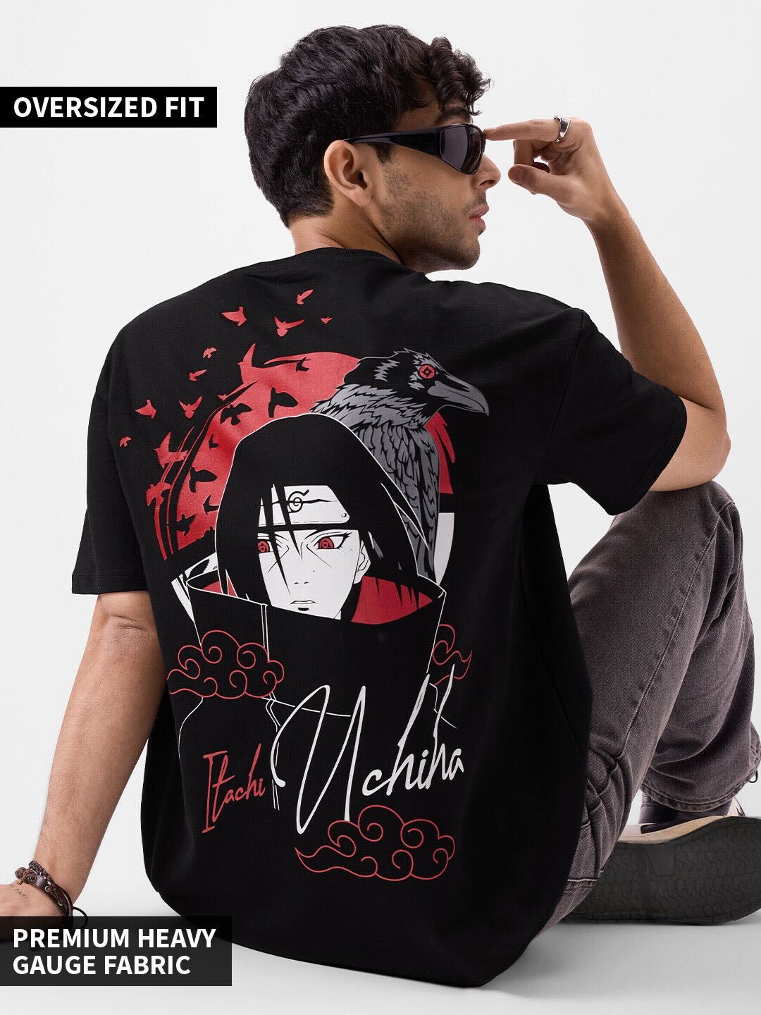 Buy Naruto: Itachi Uchiha Oversized T Shirt Online