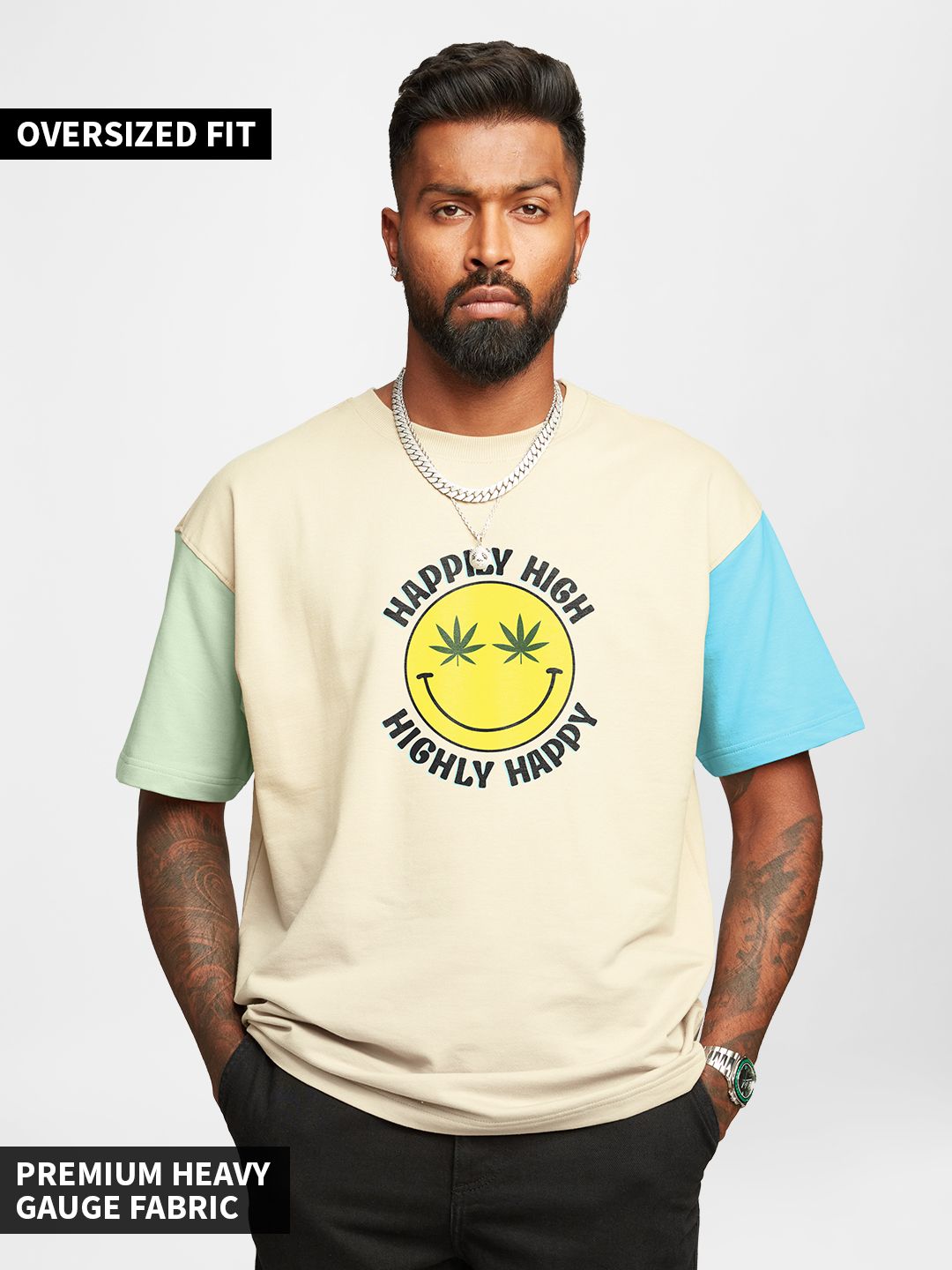 Buy TSS Originals: Happy High Oversized T-Shirts Online