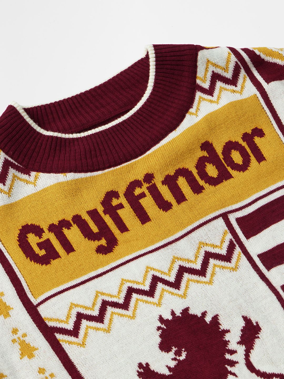 Buy Harry Potter: House Gryffindor Women Knitted Sweaters online at The ...
