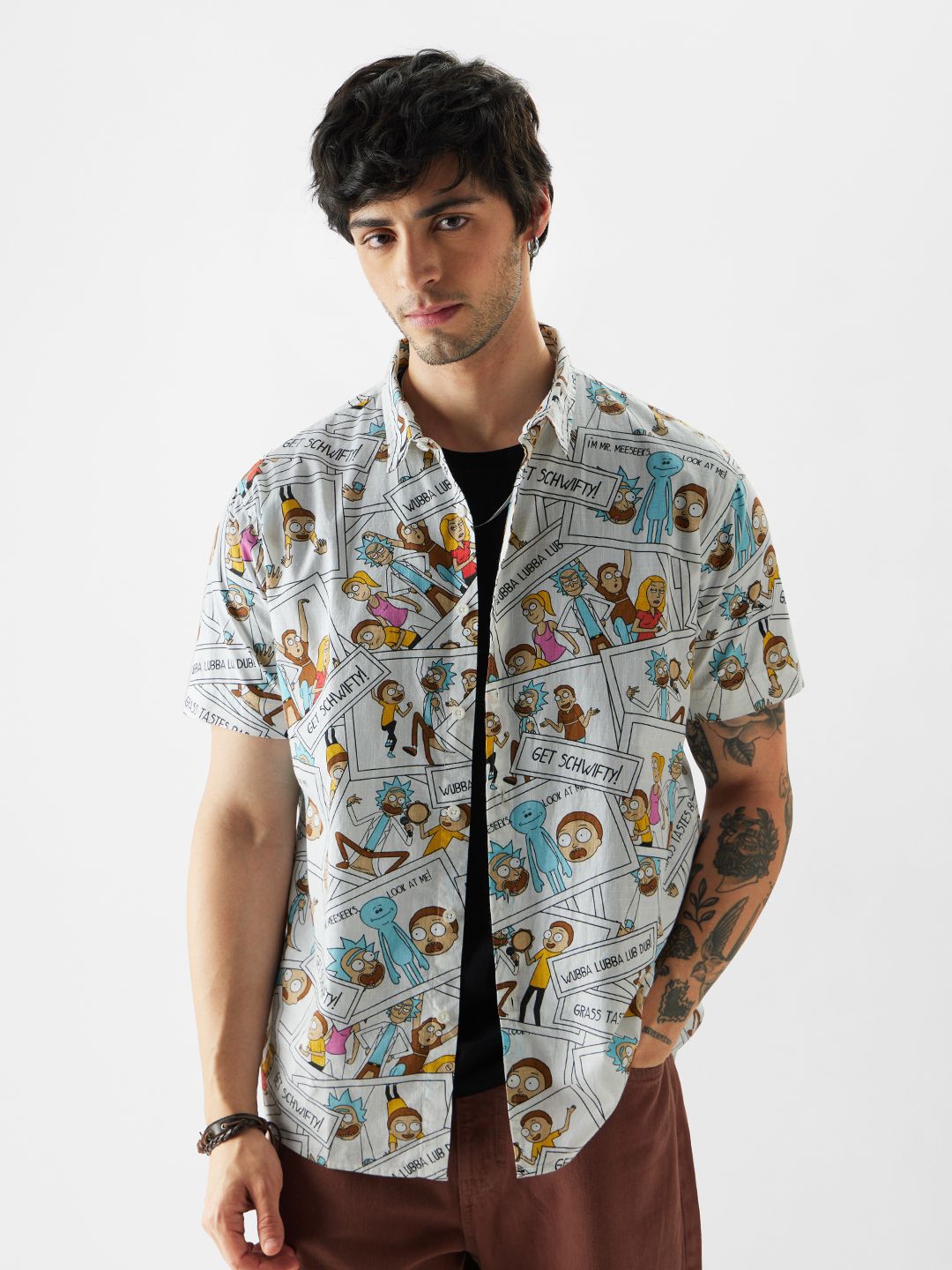 Buy Rick & Morty: Get Schwifty Printed Shirts Online
