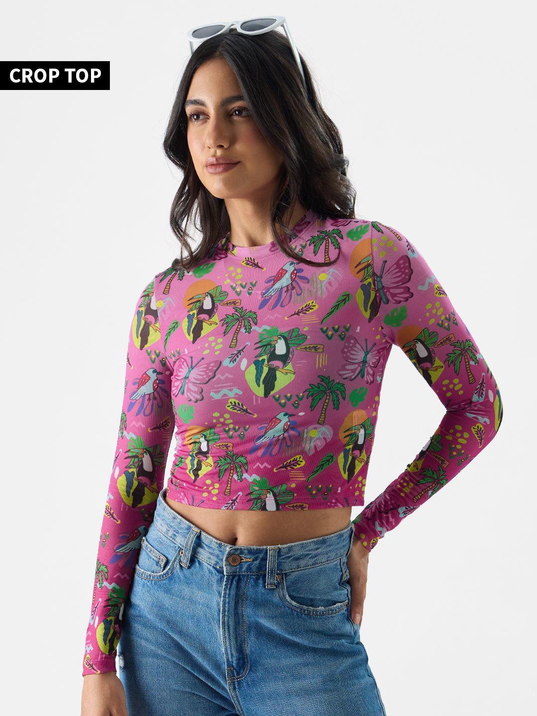 Buy Tropical Dream Women Cropped Tops Online