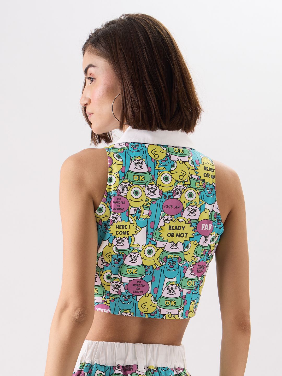 Buy Monsters Inc: Hide And Seek Cropped Shirts online at The Souled Store.