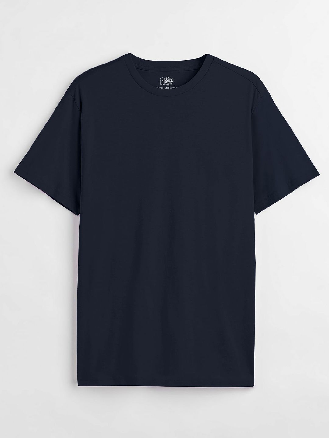 Solids: Navy Blue T-Shirts at The Souled Store
