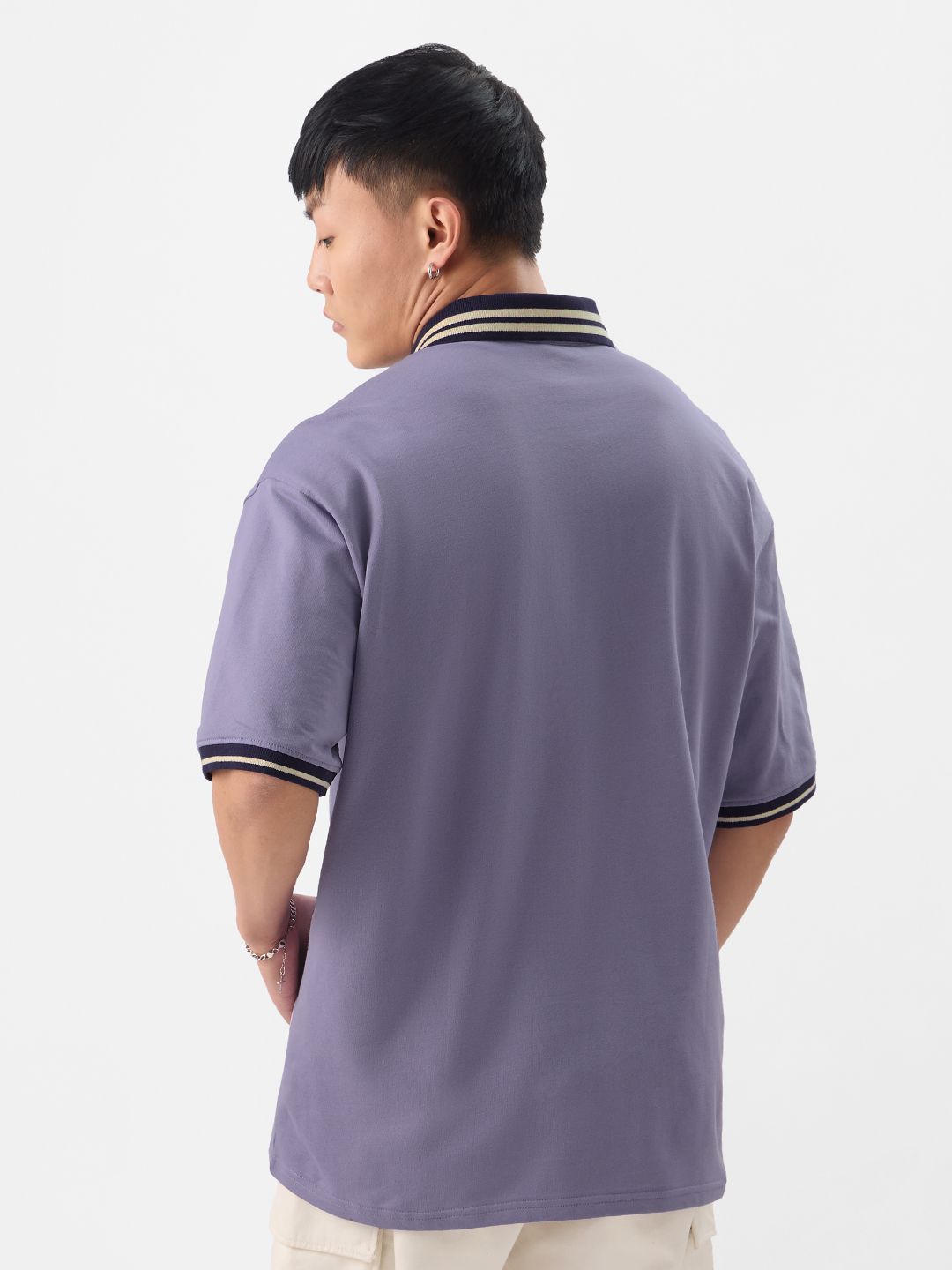 Buy TSS Originals: Mauve Magic Oversized Polos Online