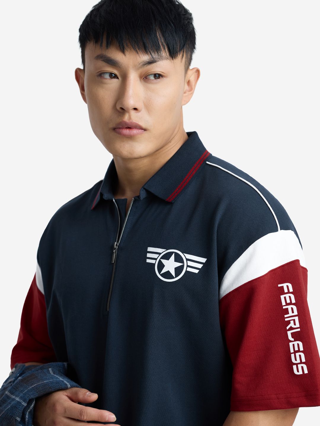 Buy Captain America: Super Soldier Men Oversized Polo Online