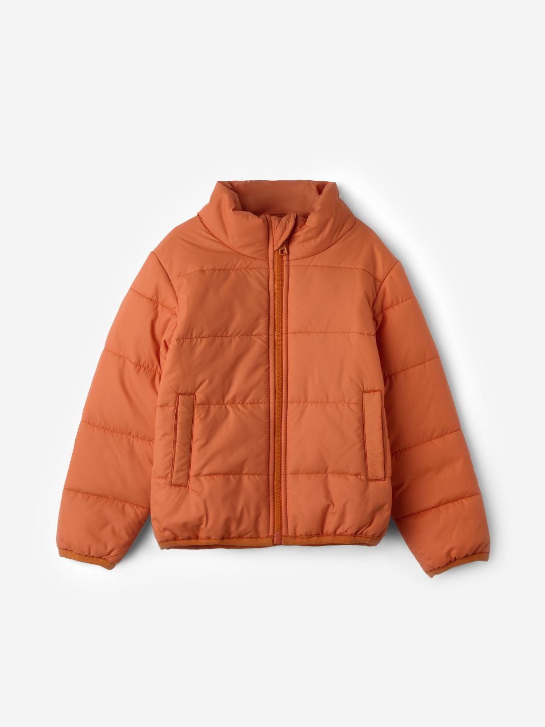 Buy Solids: Pastel Orange Girls Puffer Jackets online at The Souled Store.