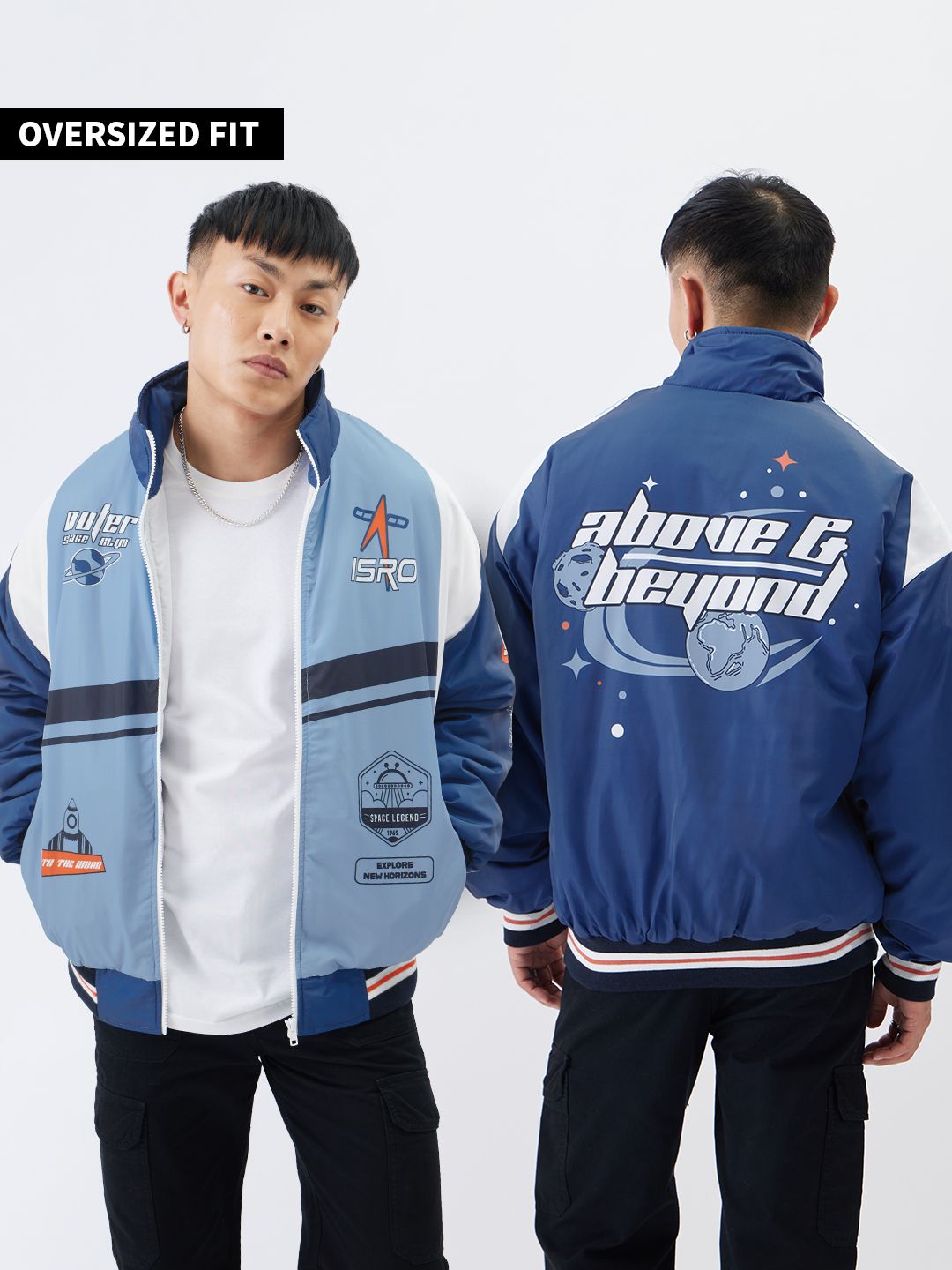 Buy ISRO: Above And Beyond Mens Racer Jacket Online