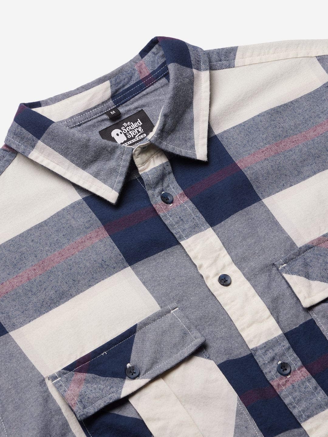 Buy Plaid: Blue Haze (Utility) Men Utility Shirts Online