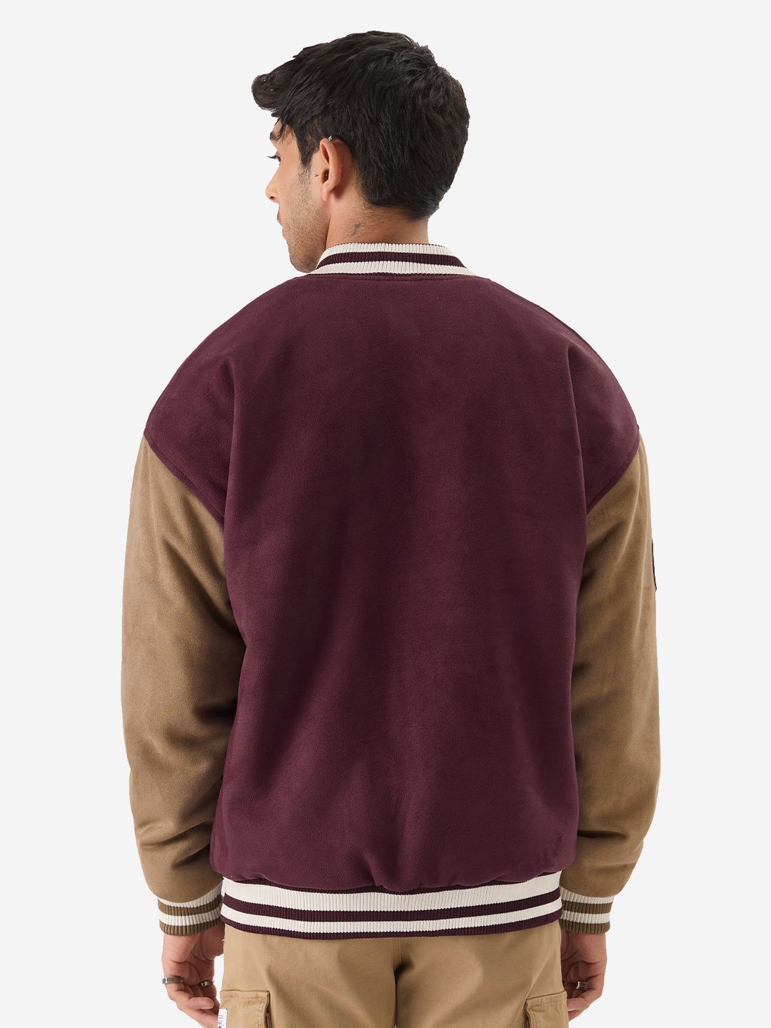 Buy Official Iron Man: Invincible Men Oversized Varsity Jacket Online