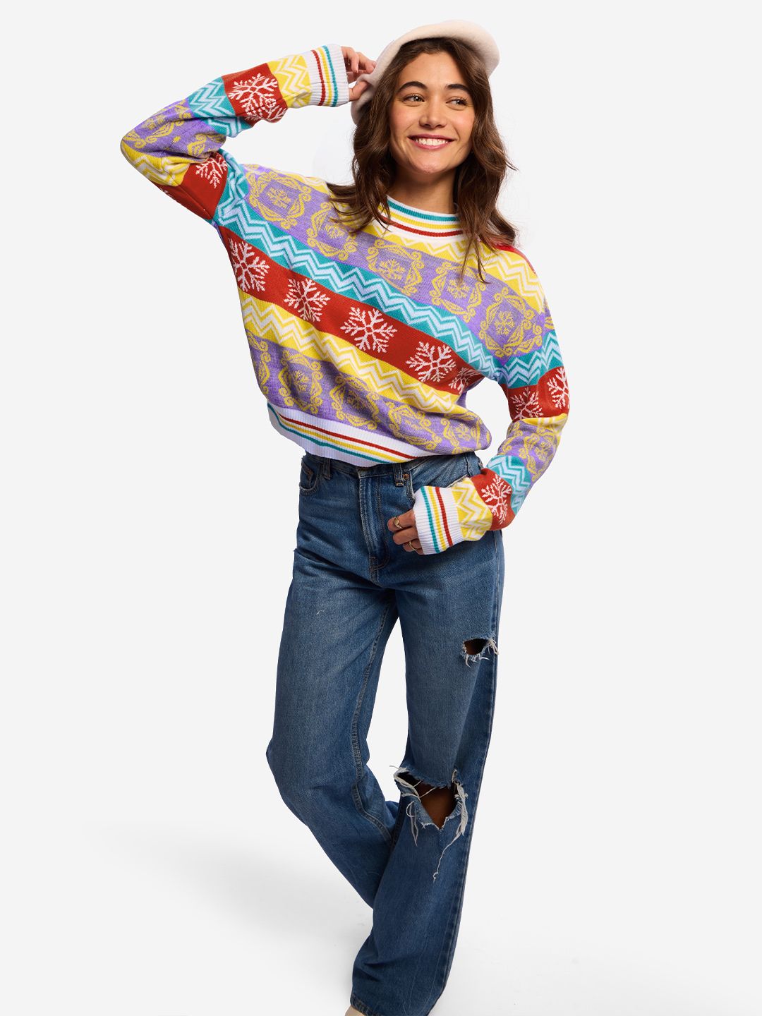 Buy FRIENDS: The Frame Women Oversized Sweaters online at The Souled Store.