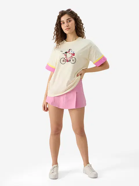 Buy Popeye Wildly Happy Women Oversized T Shirts Online