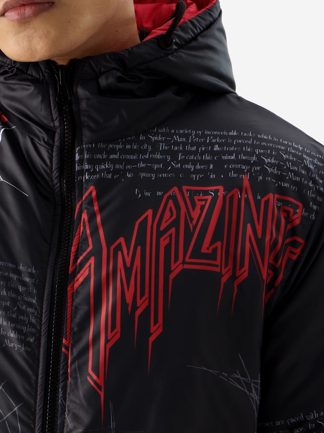 Buy Spider-Man: The Suit Mens Puffer Jacket Online