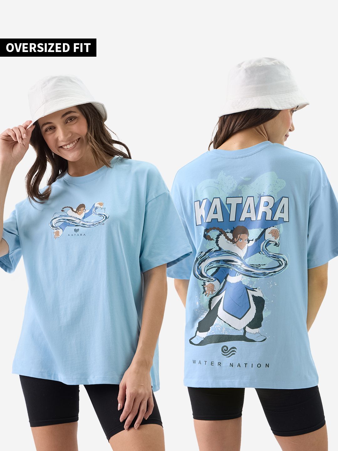 Buy Avatar: Katara Women Oversized T-Shirts Online