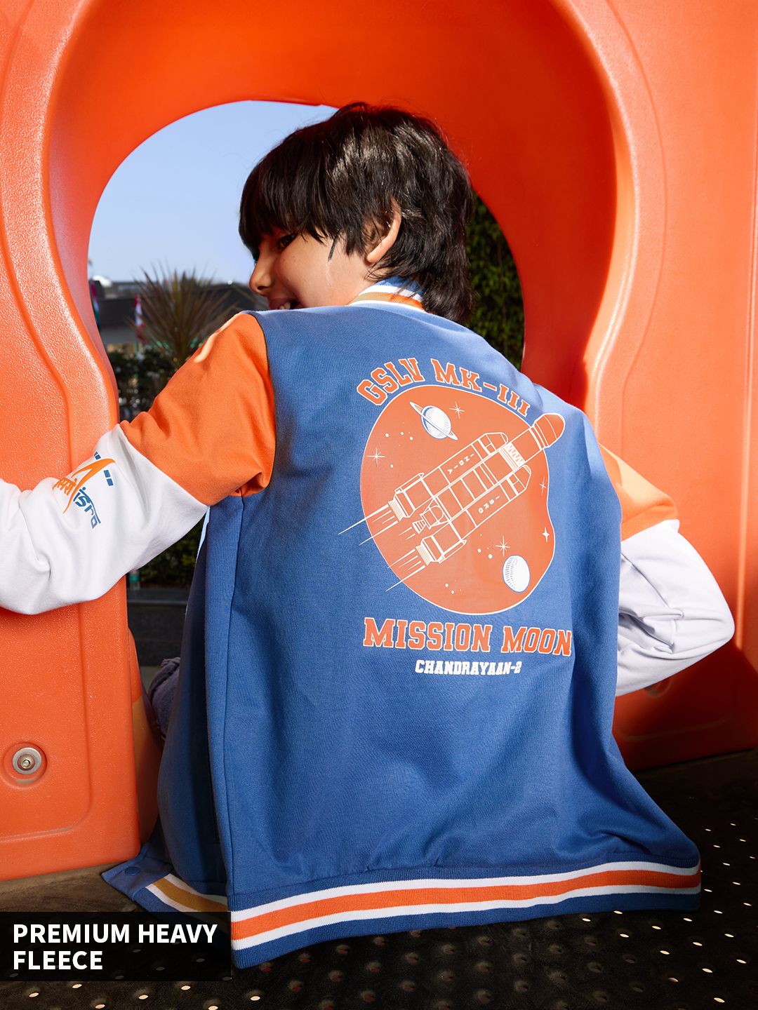 Buy Isro: Mission Moon Boys Varsity Jackets Online