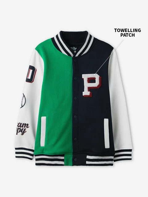Buy Peanuts: Snoopy Boys Cotton Varsity Jackets online at The Souled Store.