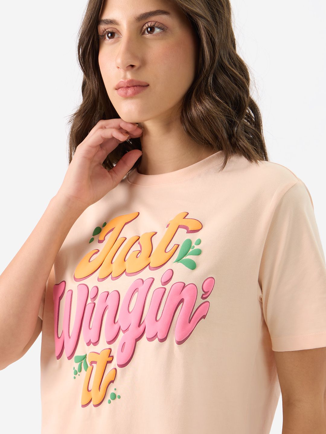 Buy TSS Originals: Just Wingin' It Women Relaxed Fit T-Shirts online at ...
