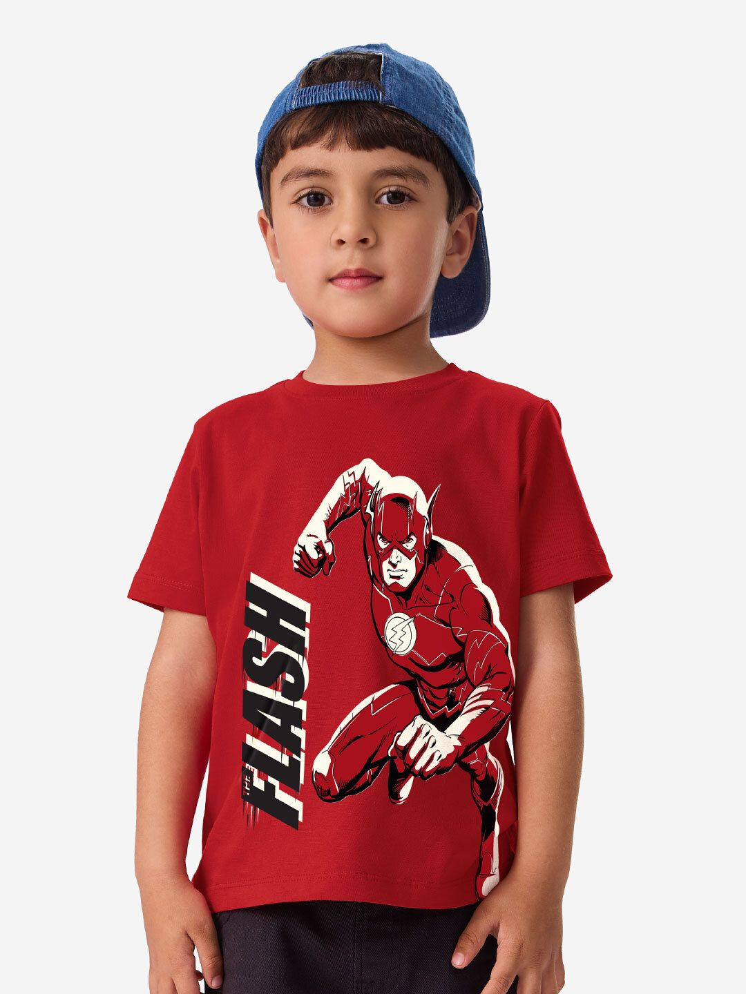 Buy DC: Flash Graphic Print Boys T-shirt Online