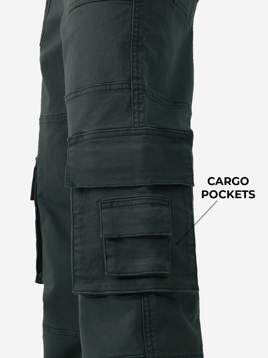 Buy Solids: Greenlake Men Cargo Pants Online