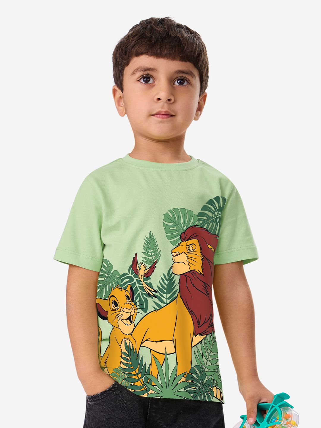 Buy The Lion King: Simba and Mufasa Boys Cotton T-Shirts online at The ...