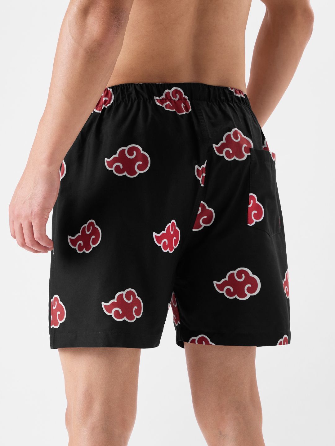 Buy Naruto: Akatsuki Pattern Boxer Shorts Online.