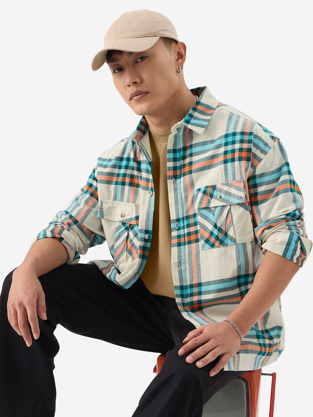 Buy Plaid: Gulf Coast Men Utility Shirts Online