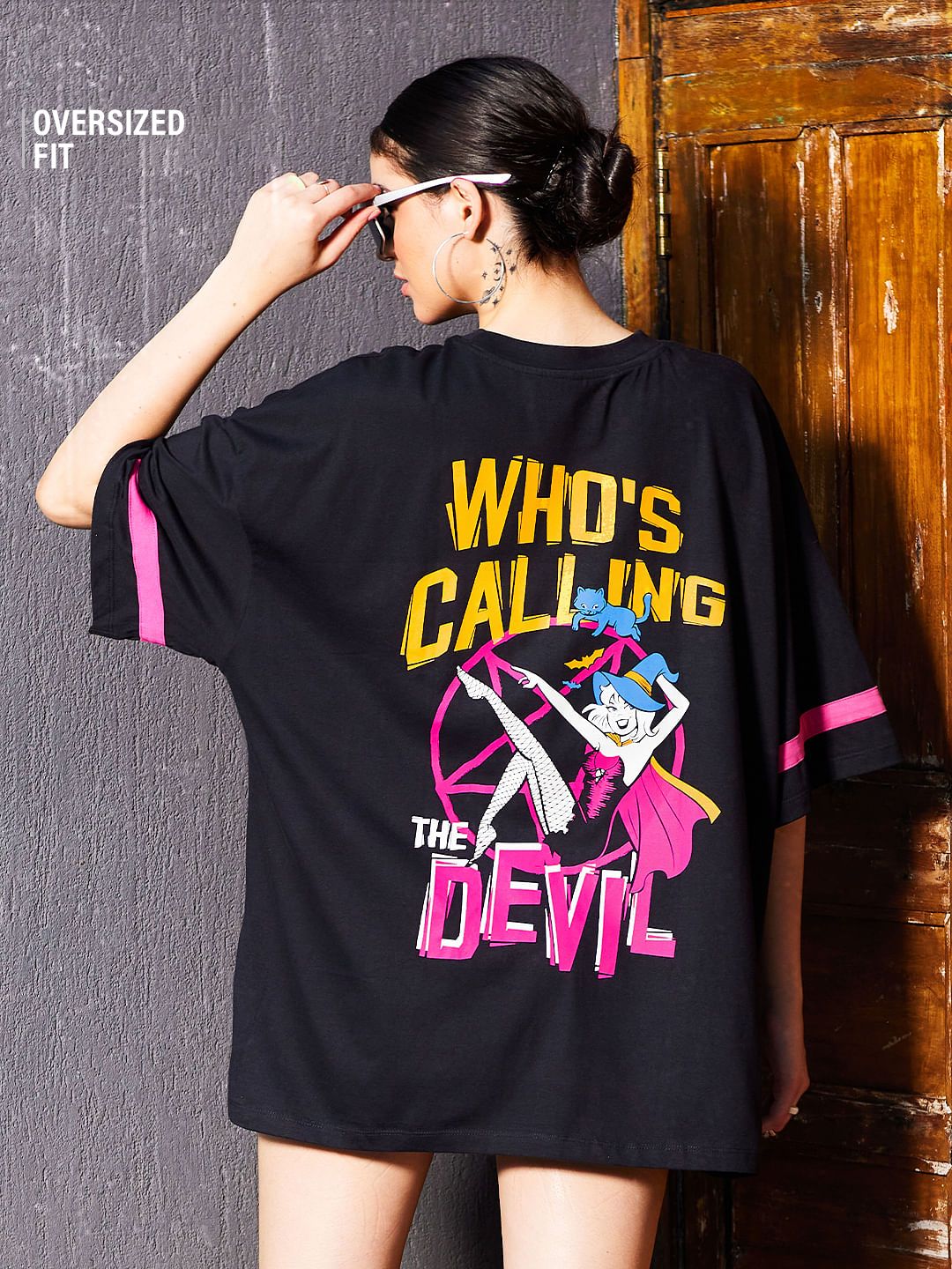 Buy Sabrina: Call The Devil Women Oversized T-Shirt Online