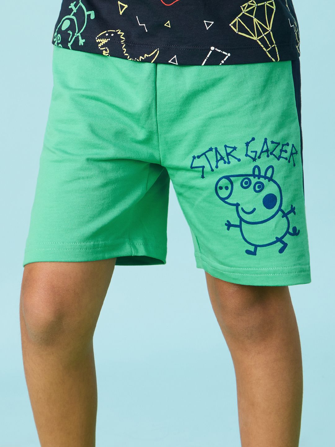 Buy Peppa Pig: Stargazer Boys Cotton Shorts online at The Souled Store.