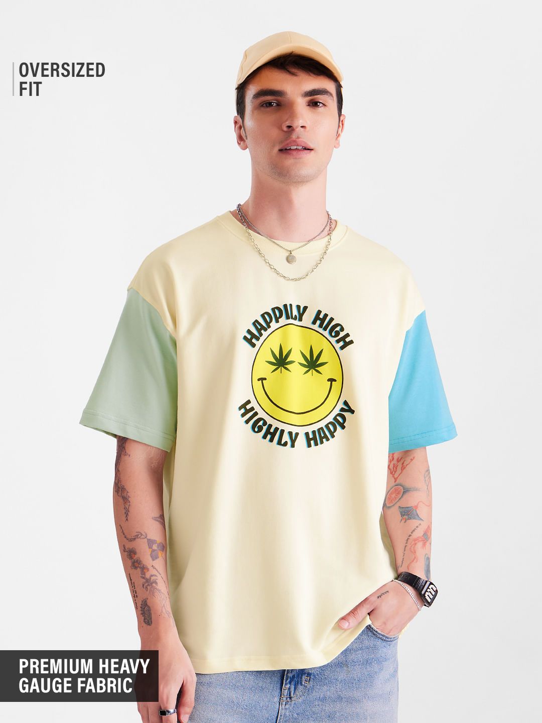 Buy TSS Originals: Happy High Oversized T-Shirts Online