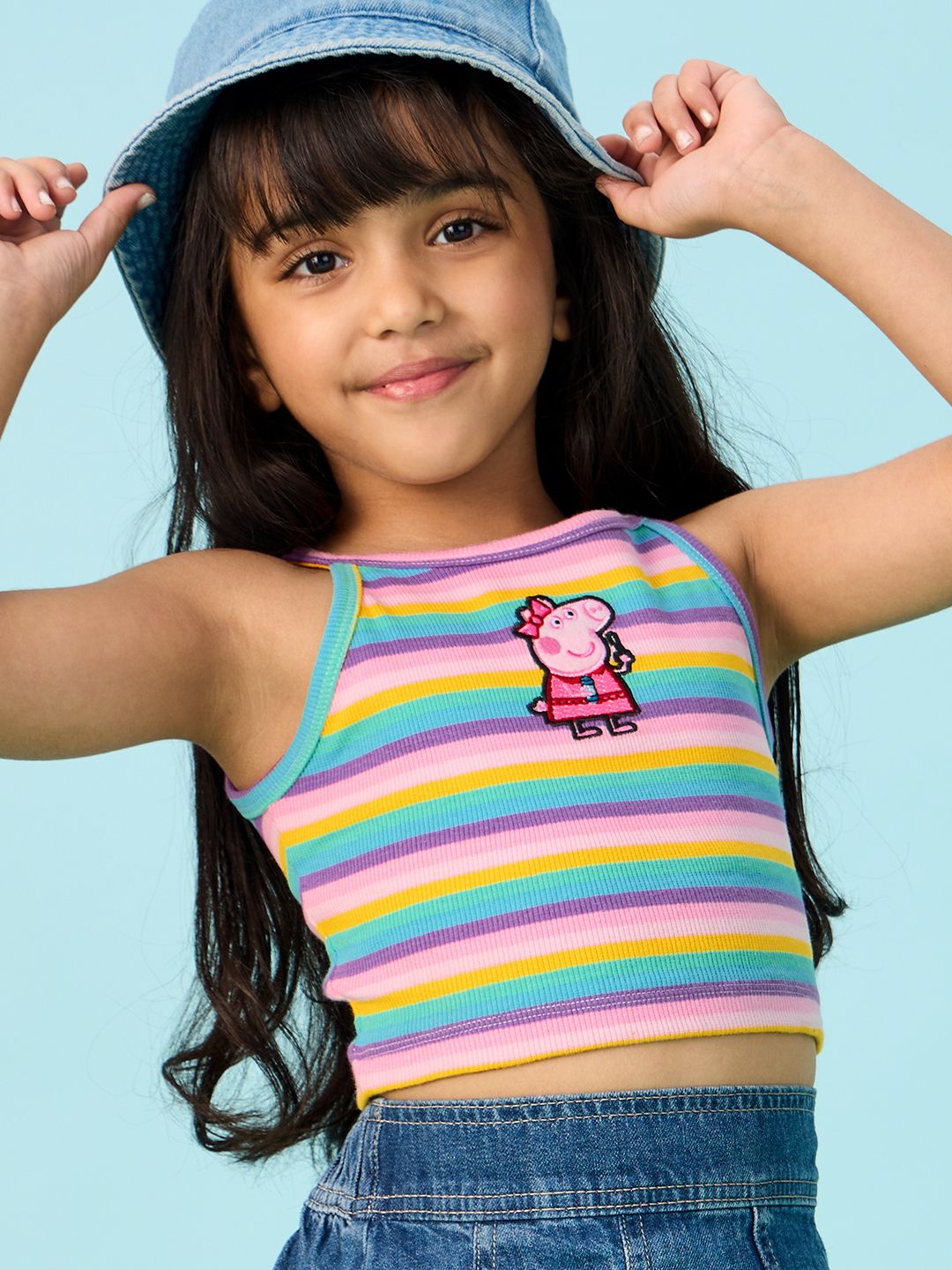 Buy Peppa Pig: Chasing Rainbows Girls Cotton Tank Tops online at The ...