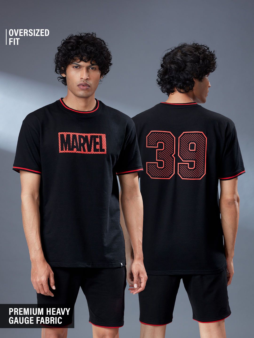 Marvel: Neon Logo Oversized T-Shirts
