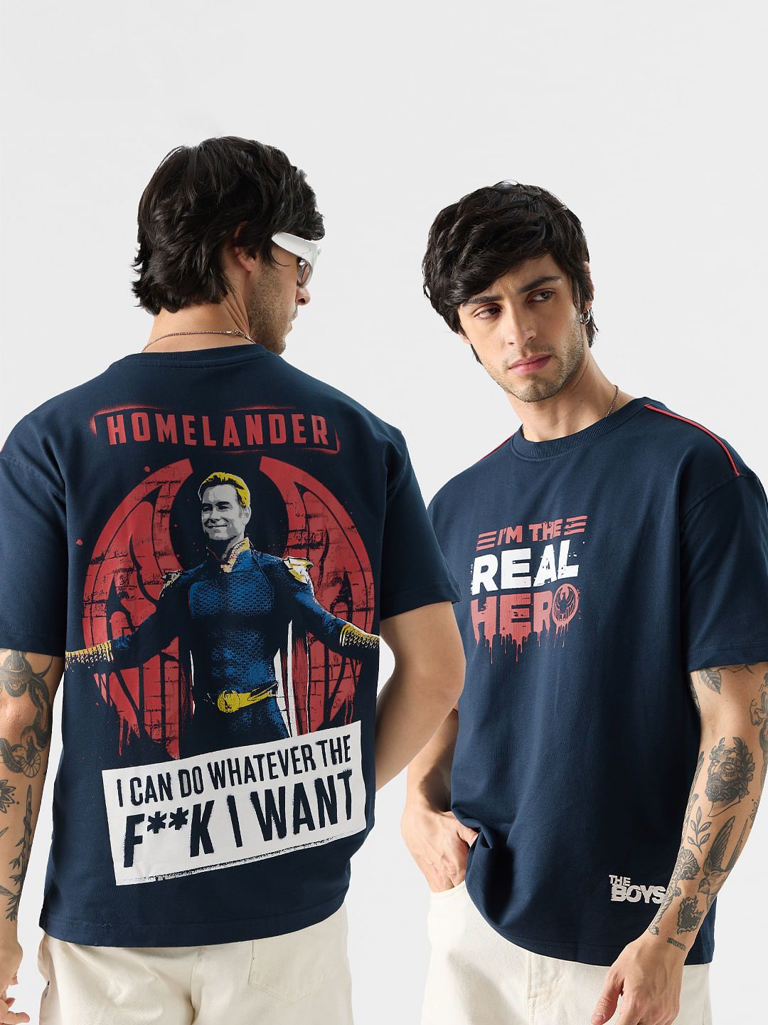 The Boys: The Real Hero Oversized T-Shirts online