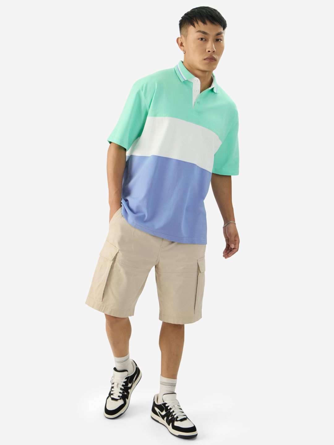 Buy TSS Originals: Aqua Spring Oversized Polos Online