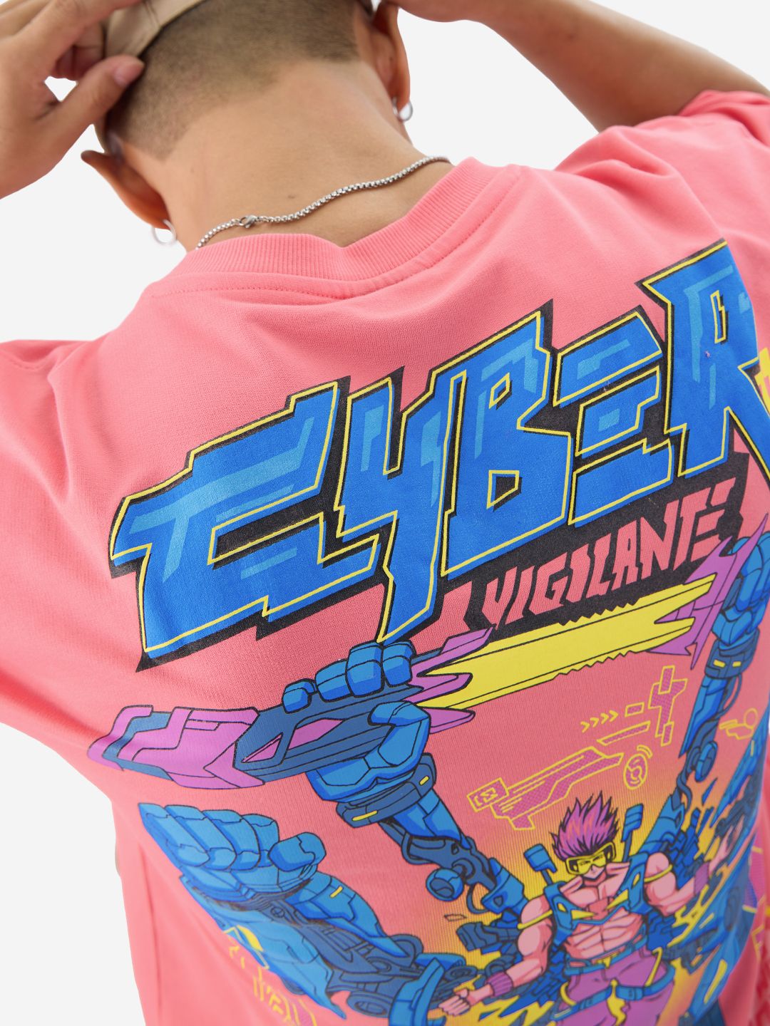 Buy TSS Originals: Cyber Vigilante Oversized T-Shirts Online
