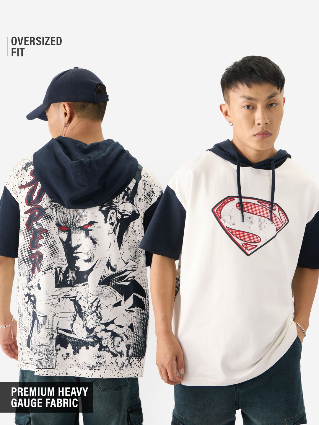 Buy Superman: Done Being Super Men Oversized Hoodie Online