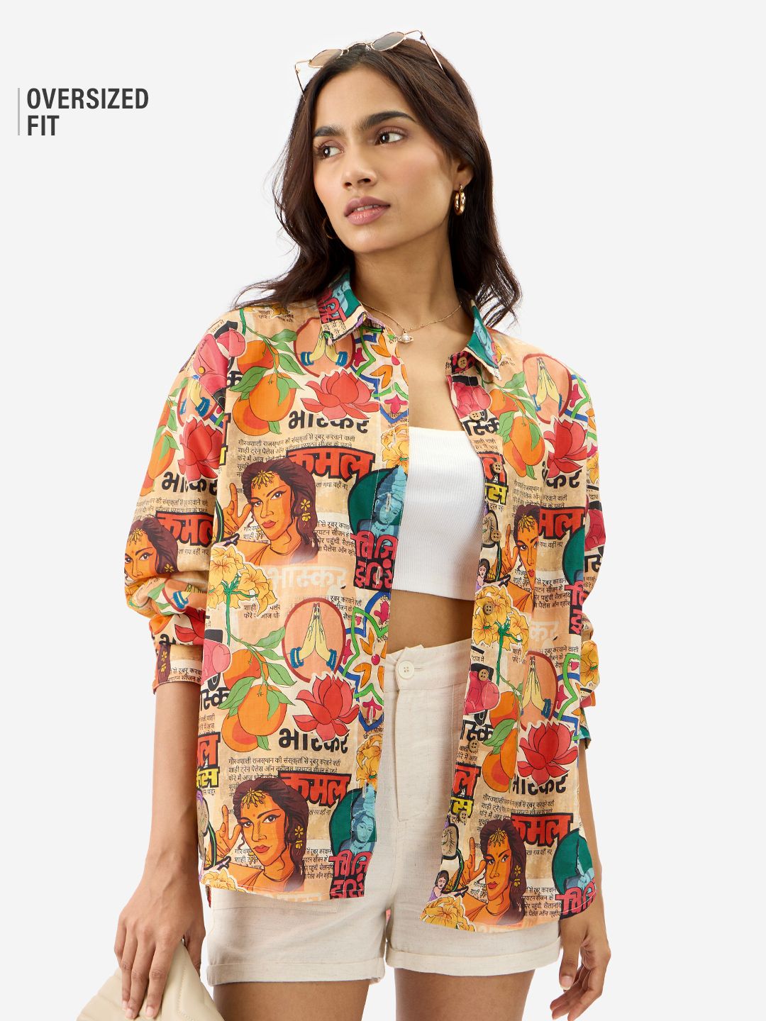Buy TSS Originals: Indian Retro Boyfriend Shirt Online