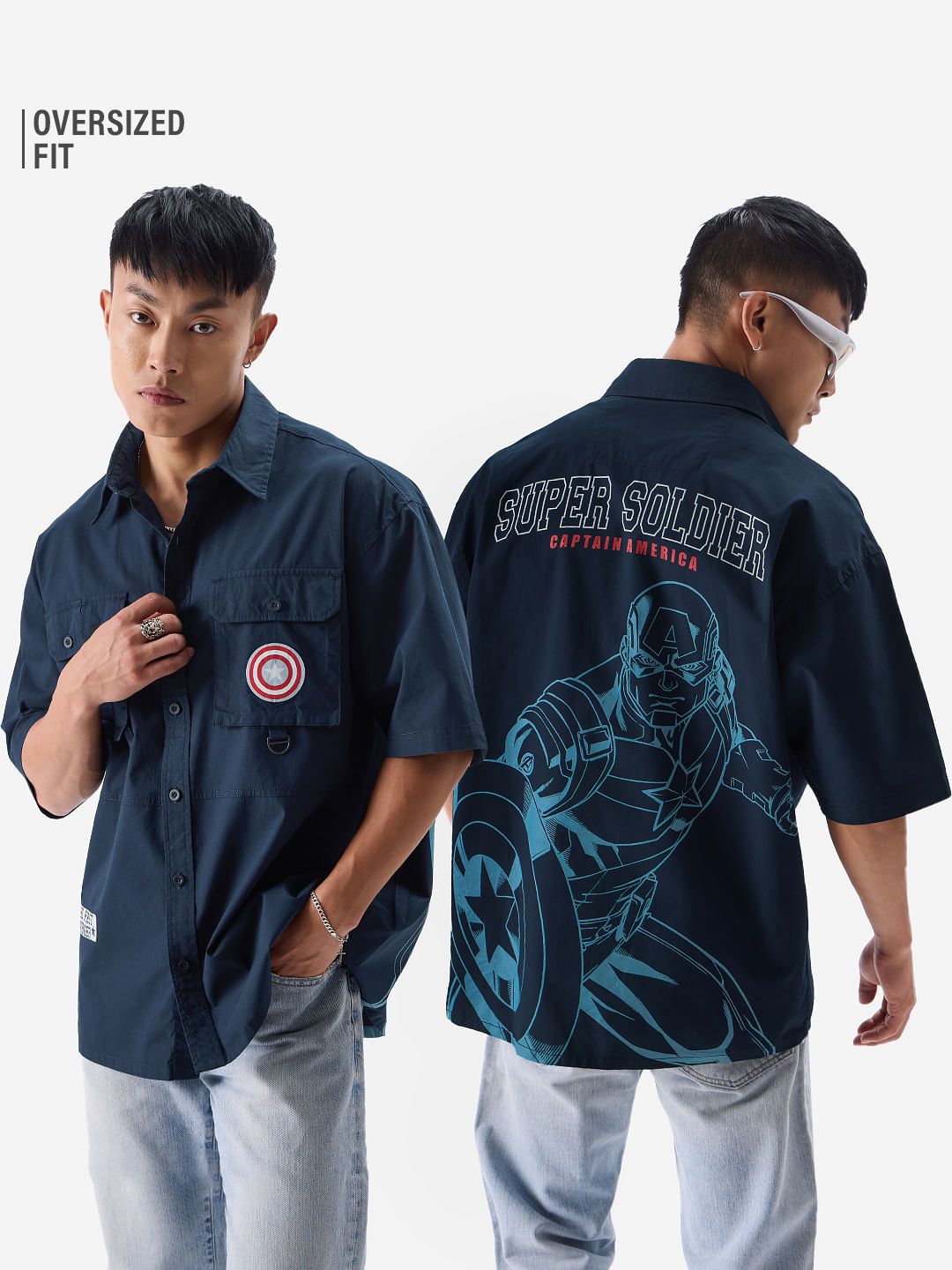 Buy Iron Man: Logo Men Utility Shirt Online