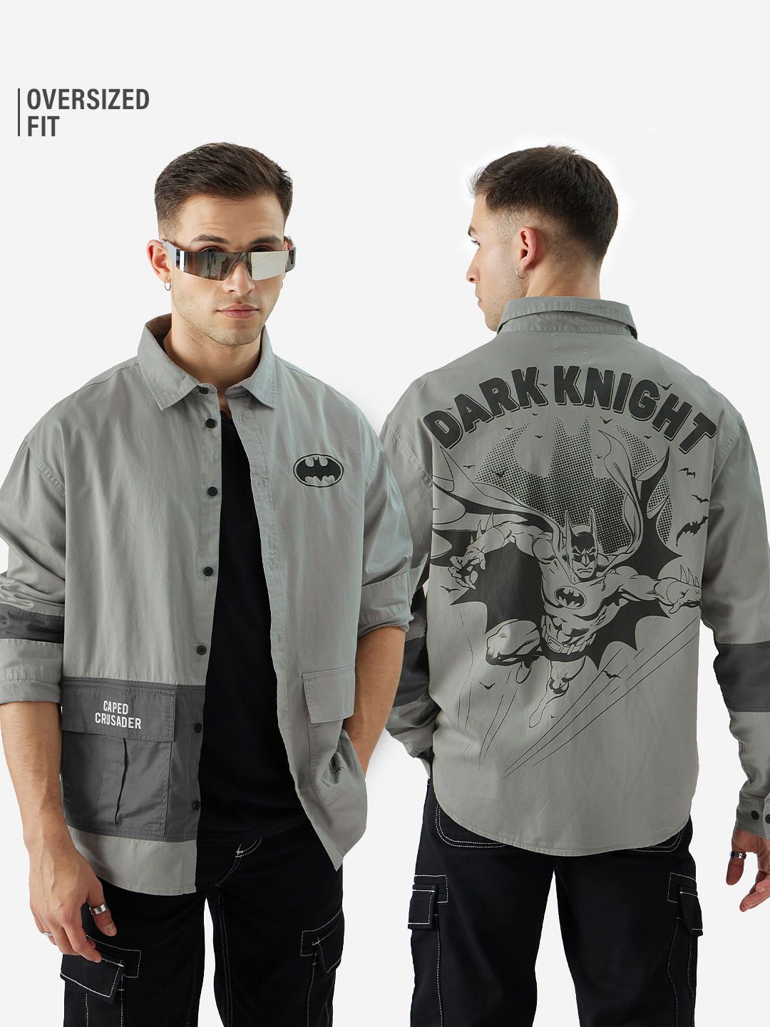 Buy Batman: Dark Knight Returns Men Utility Shirts Online