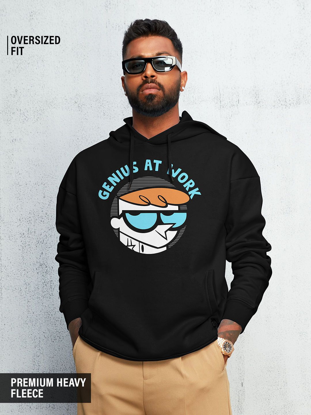 Buy Official Dexter: Genius At Work Men Oversized Hoodies Online