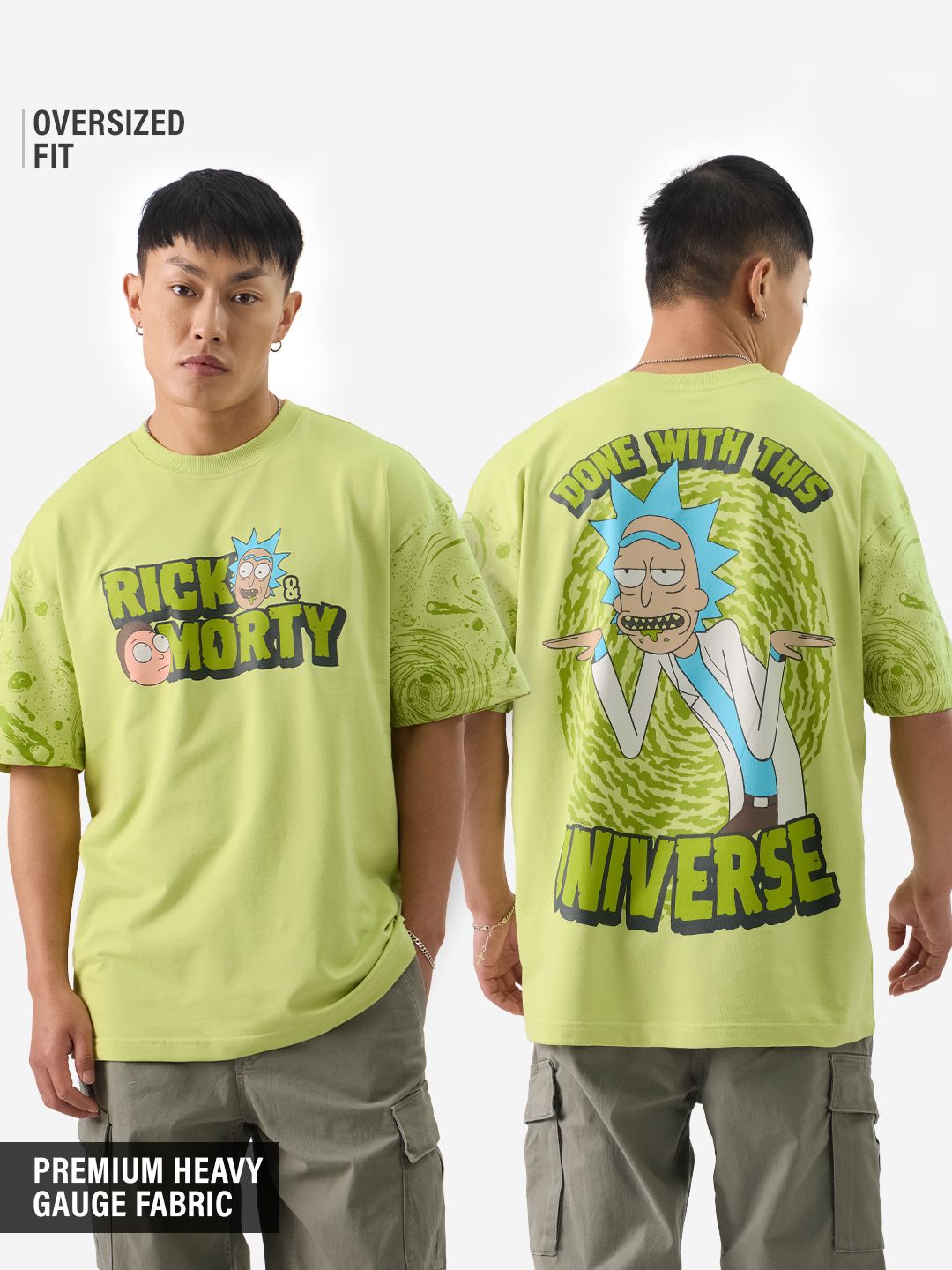 Buy Rick & Morty: Done with this Universe Oversized T-Shirts Online