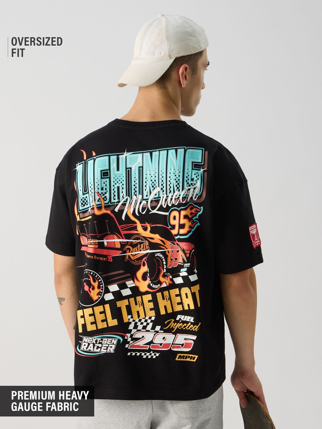 Buy Cars: Lightning McQueen Oversized T-Shirts Online