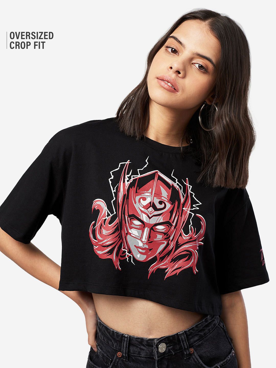 Buy Thor: Jane Foster Women Oversized Cropped T-Shirts