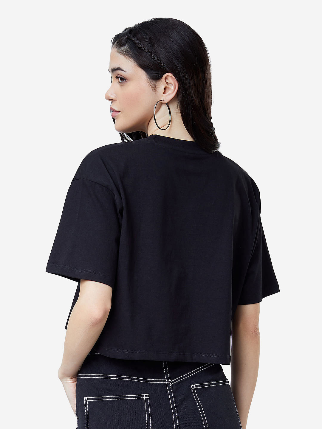Buy Pretty Savage Women Oversized Cropped T Shirts Online At The Souled