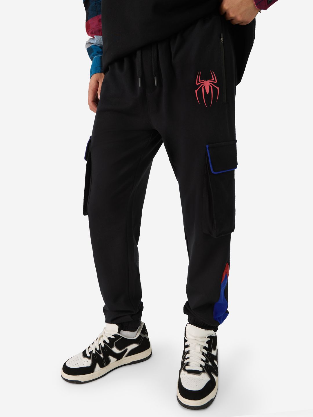 Buy Spider Man: Radioactive Men Cargo Joggers Online